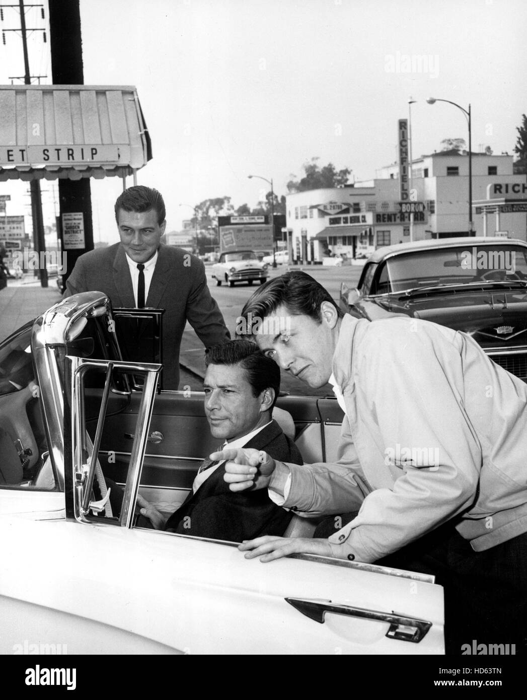 77 SUNSET STRIP, Roger Smith, Efrem Zimbalist Jr., Edd Byrnes, 1958 ...