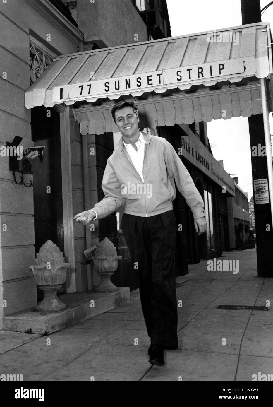 77 SUNSET STRIP, Edd Byrnes, 1958-1964 Stock Photo - Alamy