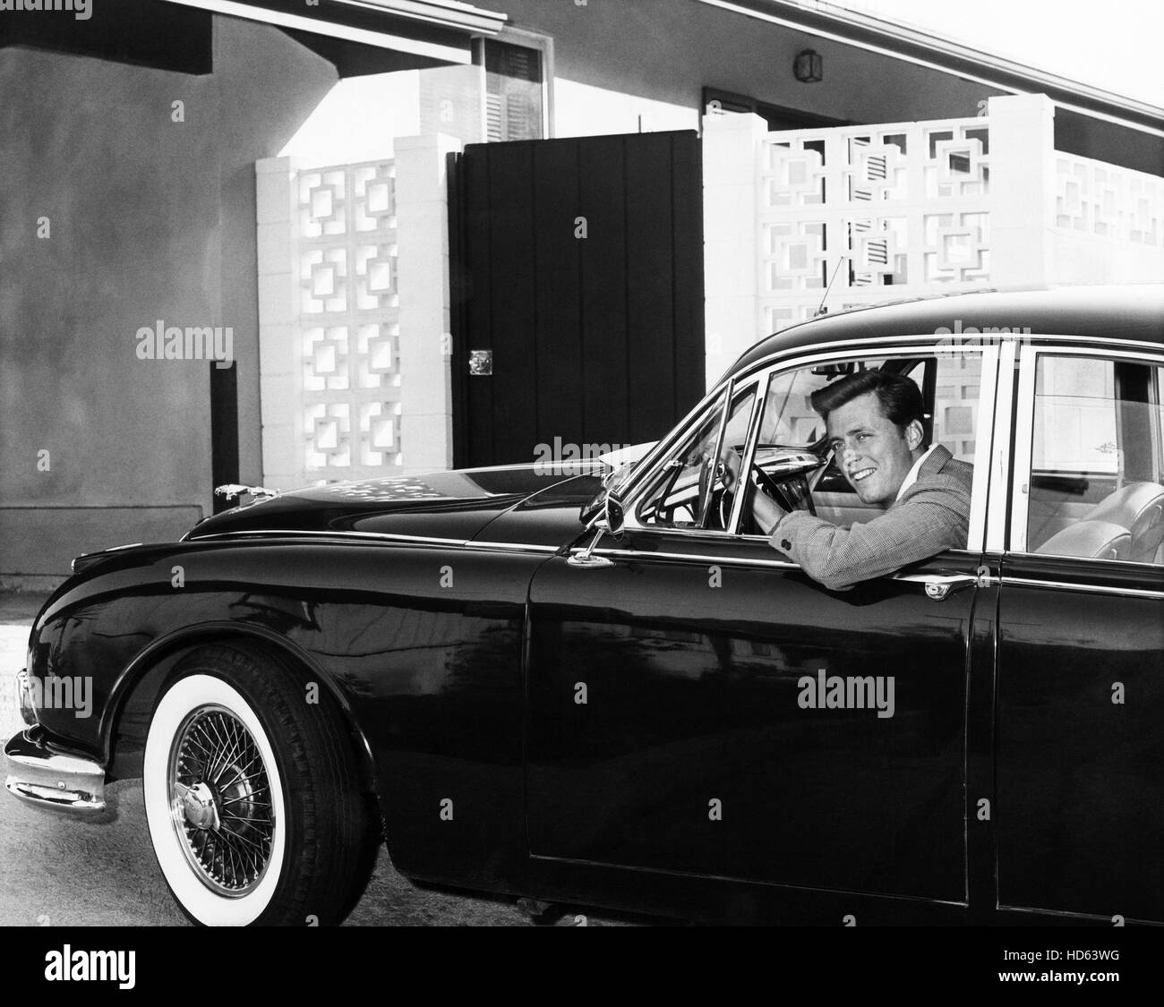 77 SUNSET STRIP, Edd 'Kookie' Byrnes, 1958-1964 (1962 photo, driving ...