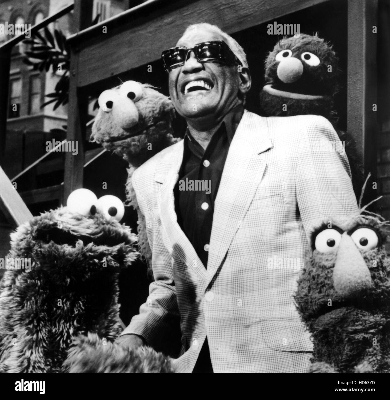 SESAME STREET, (clockwise from top left): Elmo, Ray Charles, Grover ...