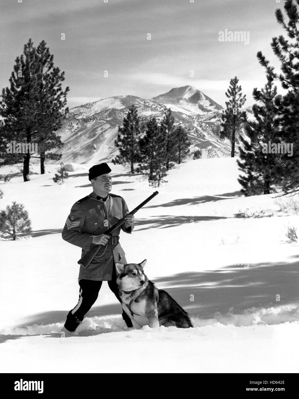 SERGEANT PRESTON OF THE YUKON, Richard Simmons, 1955-58 Stock Photo - Alamy
