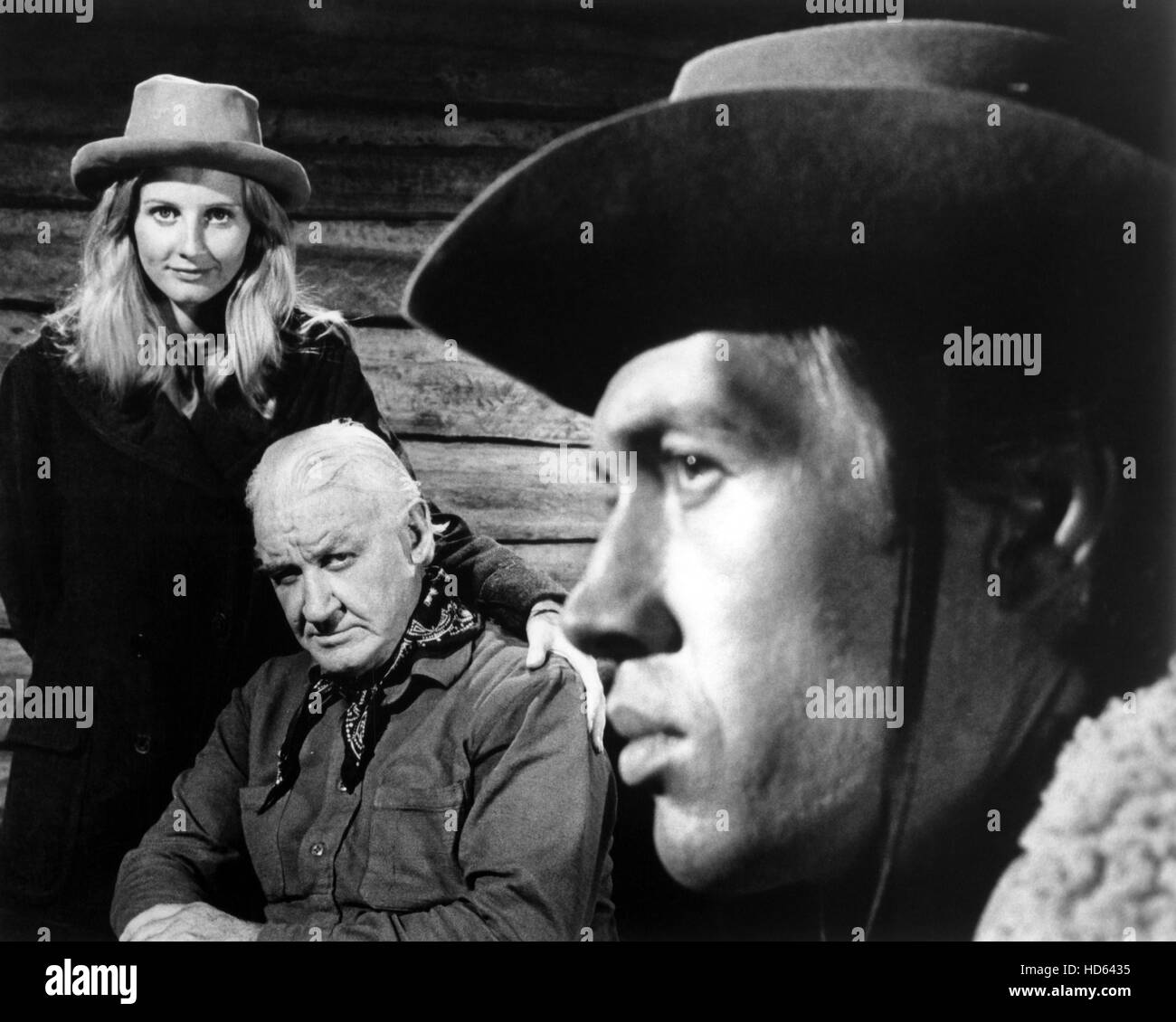 SHANE, Jill Ireland, Tom Tully, David Carradine, 1966 Stock Photo - Alamy