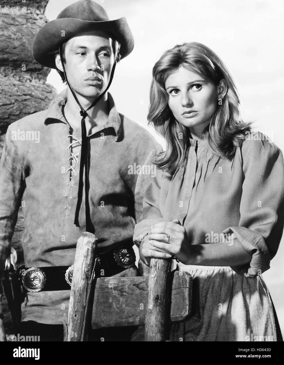 SHANE, from left: David Carradine, Jill Ireland, 1966 Stock Photo - Alamy