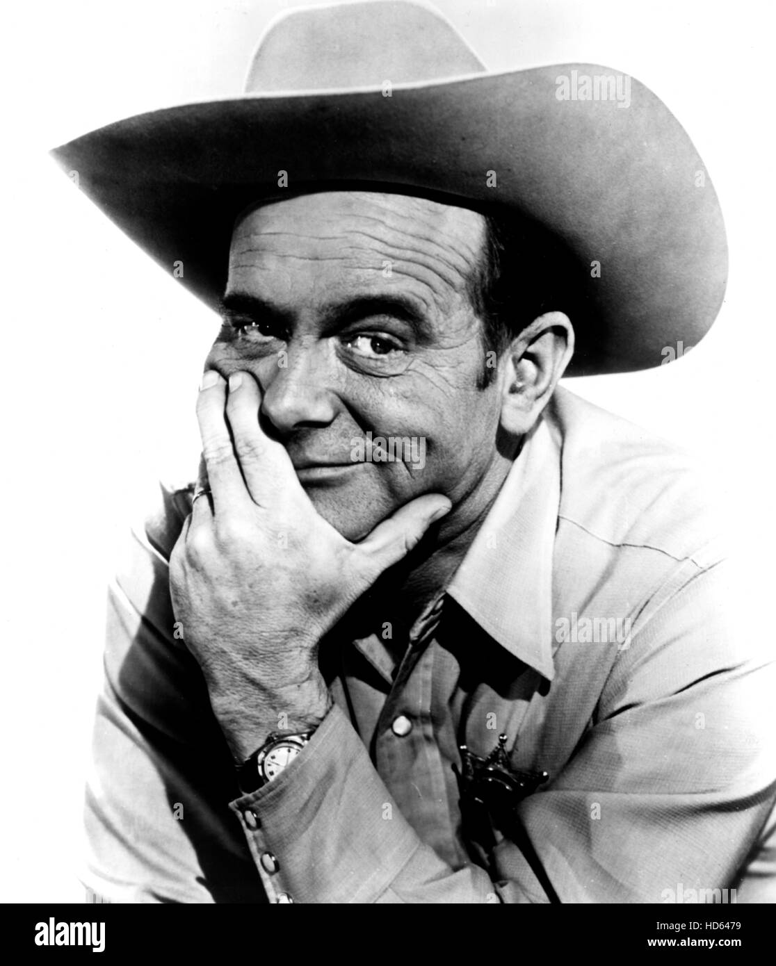 THE SHERIFF OF COCHISE, Stan Jones, 1956-1958 [1958 season] Stock Photo ...