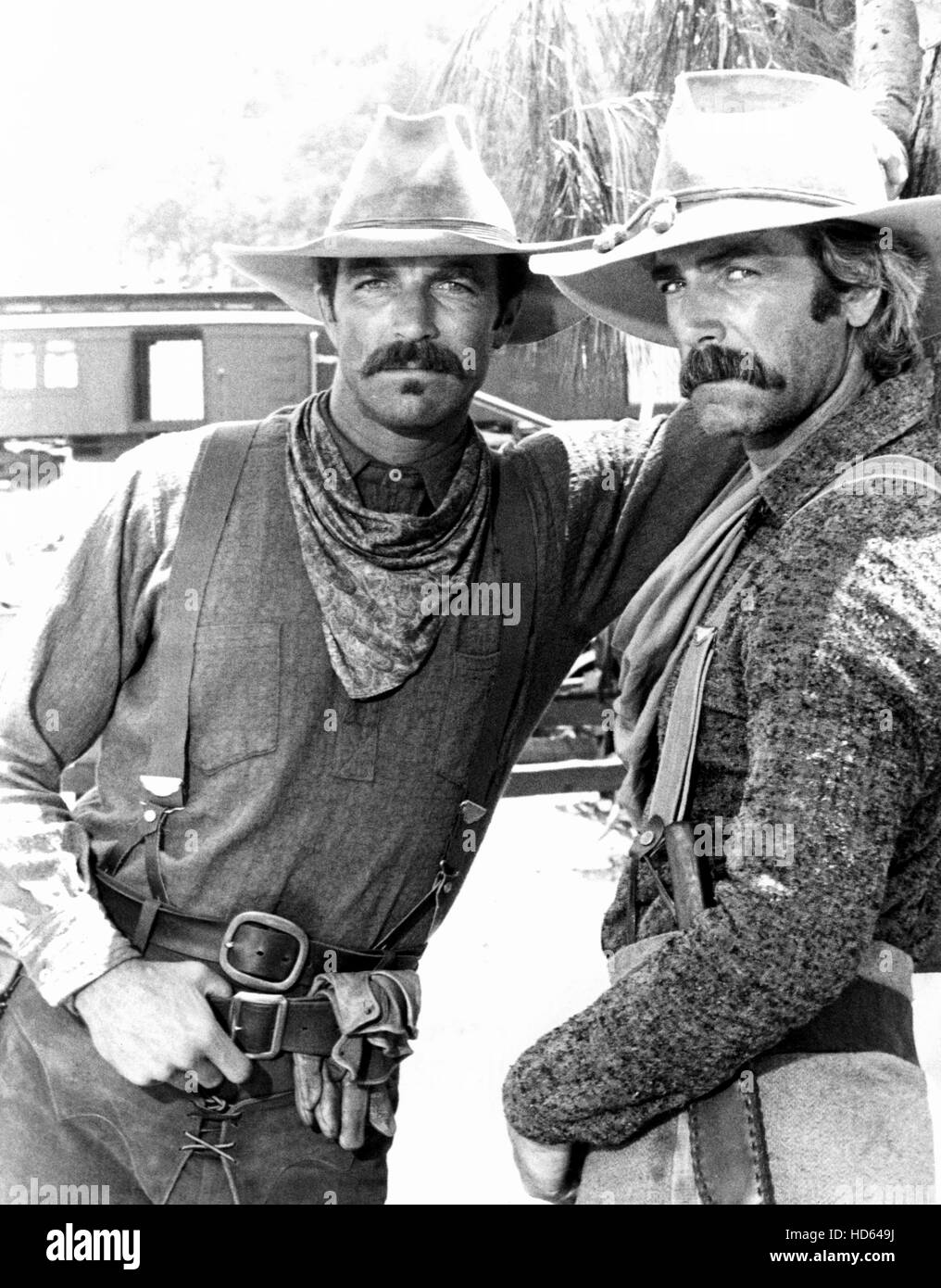 THE SHADOW RIDERS, from left, Tom Selleck, Sam Elliott, aired September ...