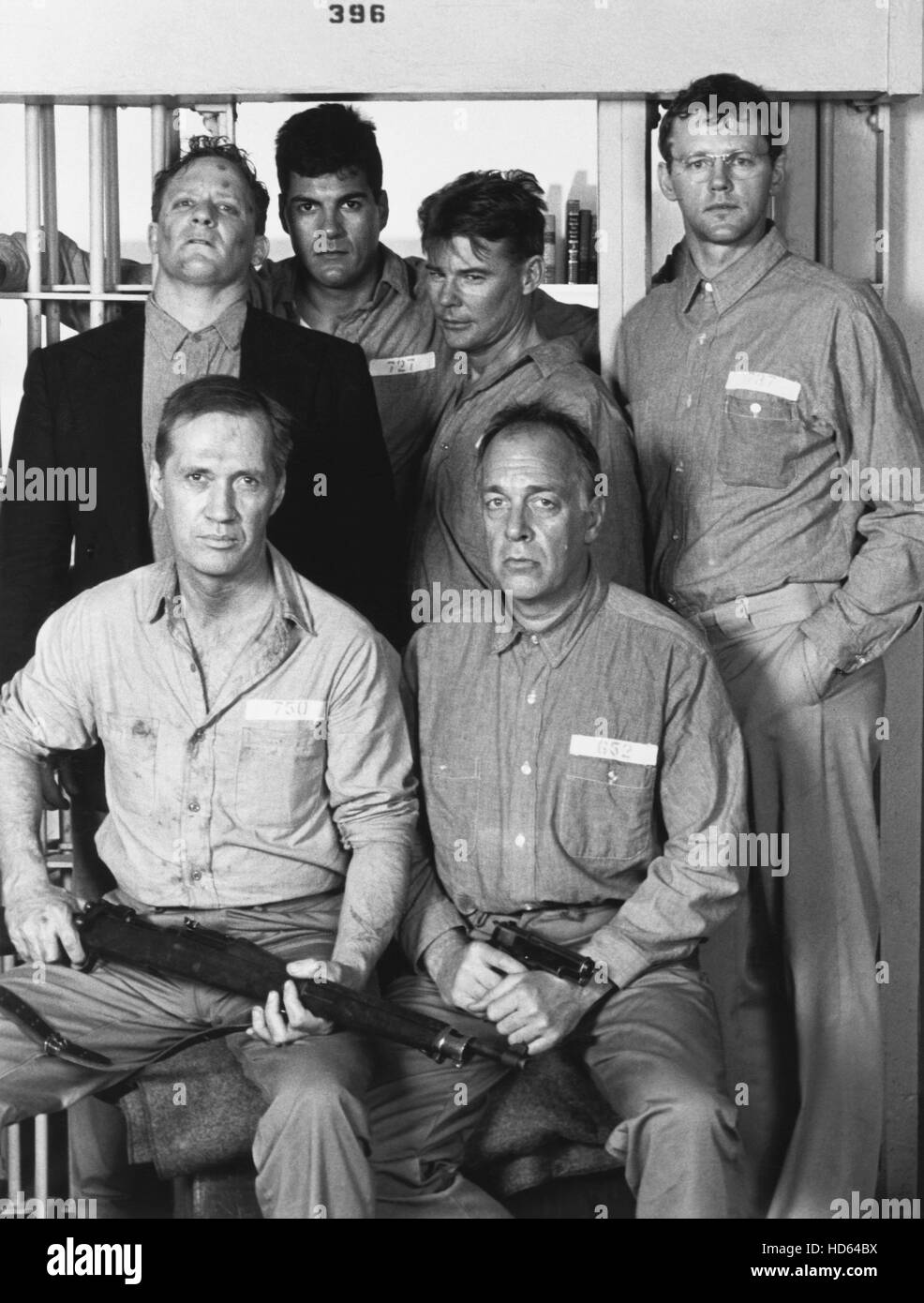 SIX AGAINST THE ROCK, seated from left: David Carradine, Howard ...