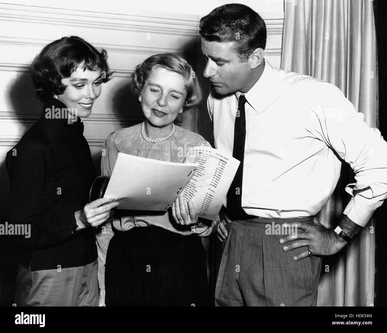 THE THIN MAN, from left, Phyllis Kirk, guest star Blanche Sweet, Peter ...