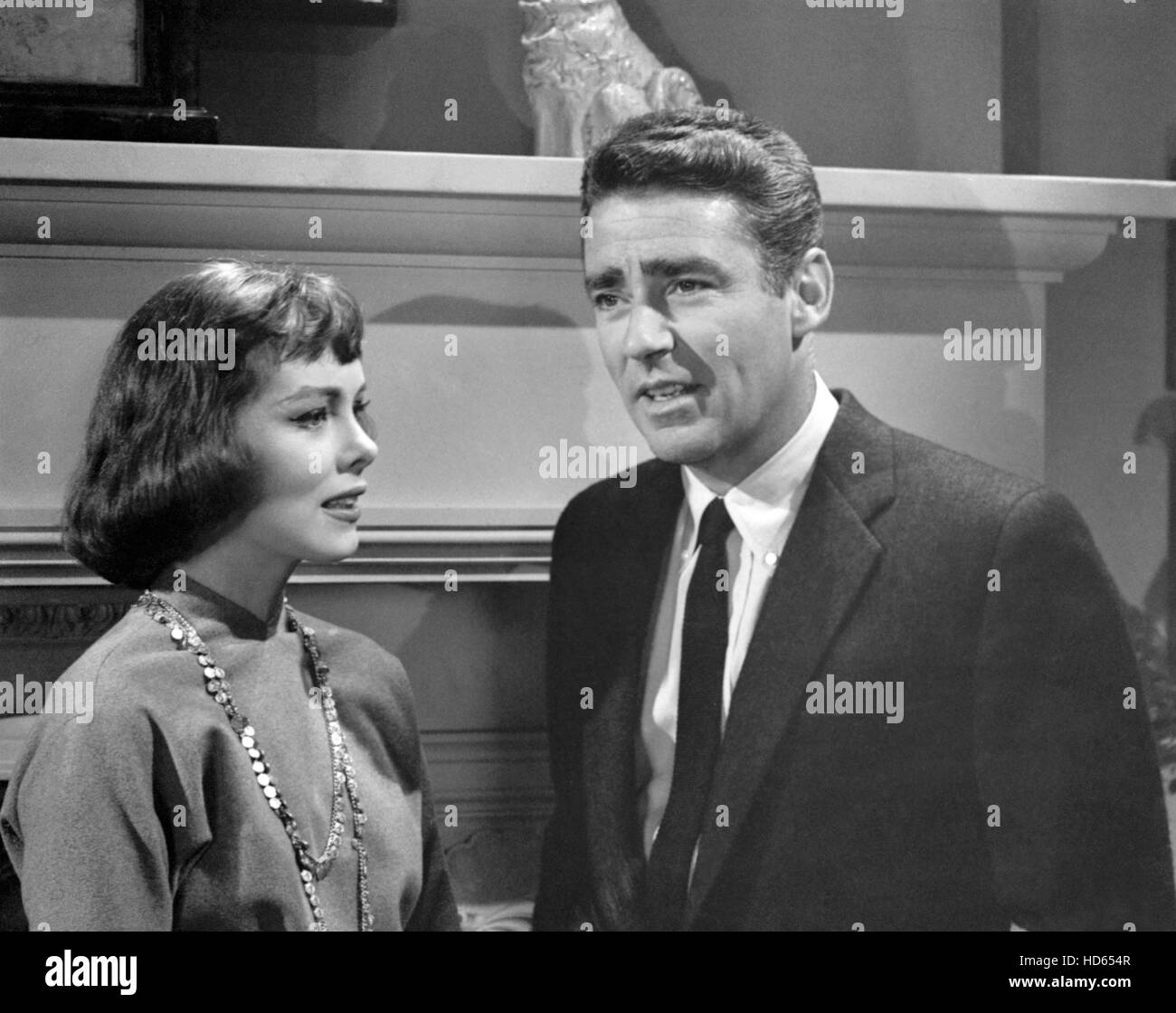THE THIN MAN, from left: Phyllis Kirk, Peter Lawford, 1957-59 Stock ...