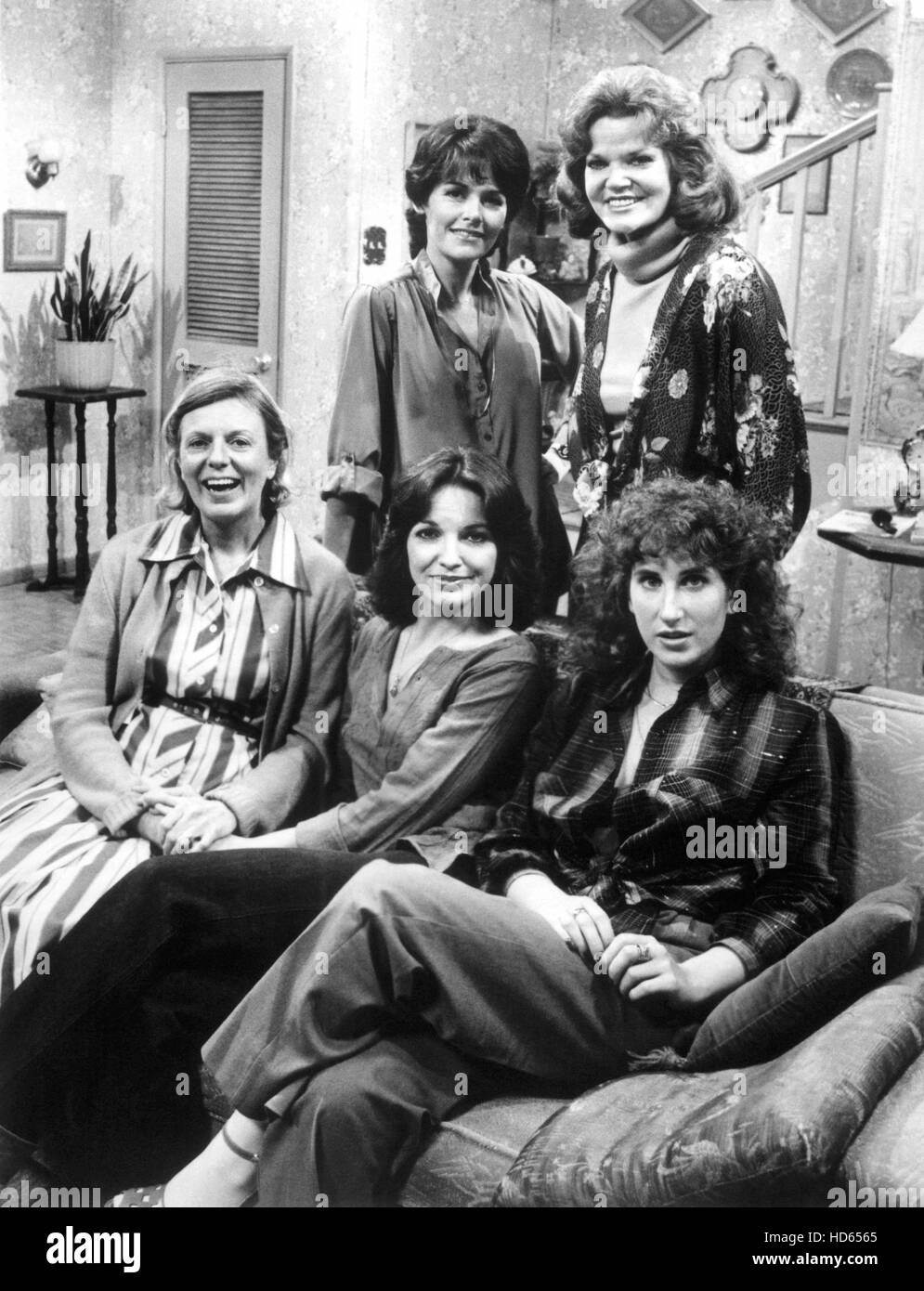 13 QUEENS BOULEVARD, standing l-r: Marcia Rodd, Eileen Brennan, sitting ...