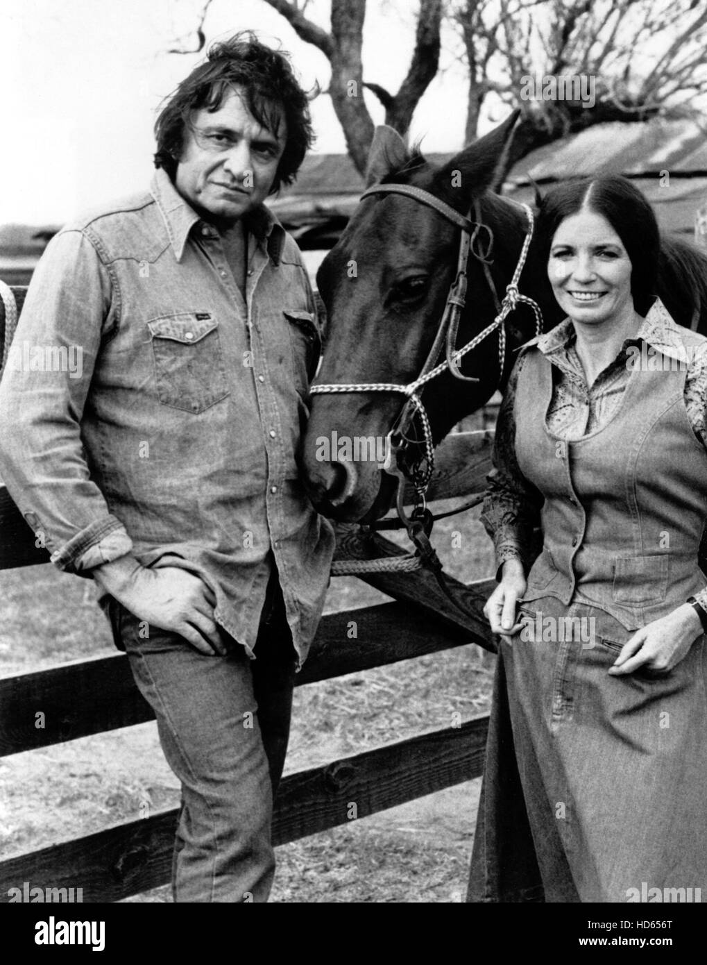 THADDEUS ROSE & EDDIE, Johnny Cash, June Carter Cash, 1978 Stock Photo ...