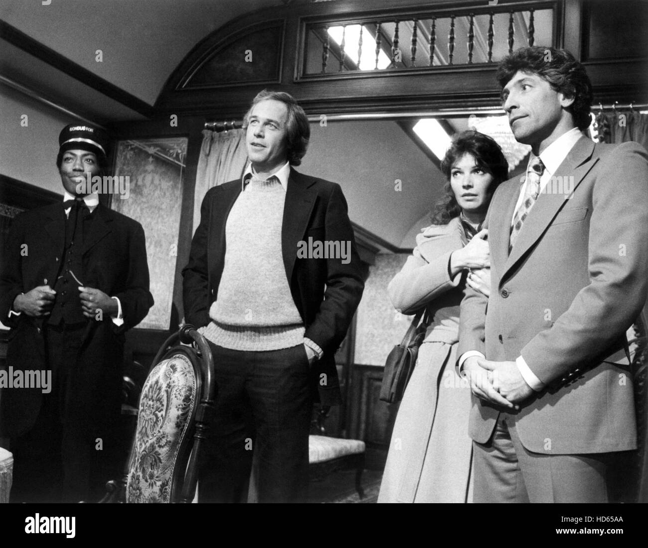 TIME EXPRESS, l-r: James Reynolds, Steve Kanaly, Linda Scruggs Bogart ...