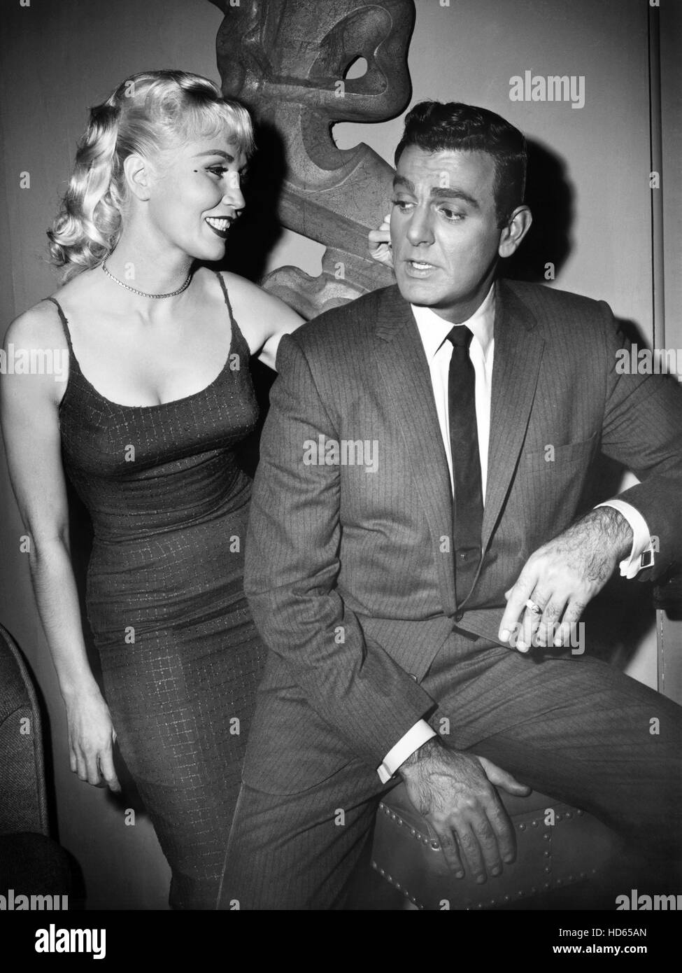 TIGHTROPE, Barbara English, Mike Connors, 'Night of the Gun' (Season 1 ...