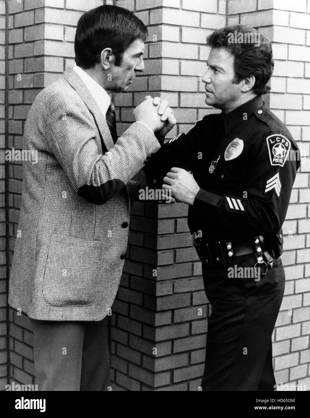 T.J. HOOKER, Leonard Nimoy, William Shatner in episode 'Vengeance Is ...