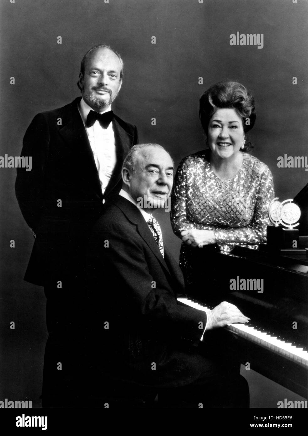 THE 26th ANNUAL TONY AWARDS, from left, Harold Prince, Richard Rodgers ...