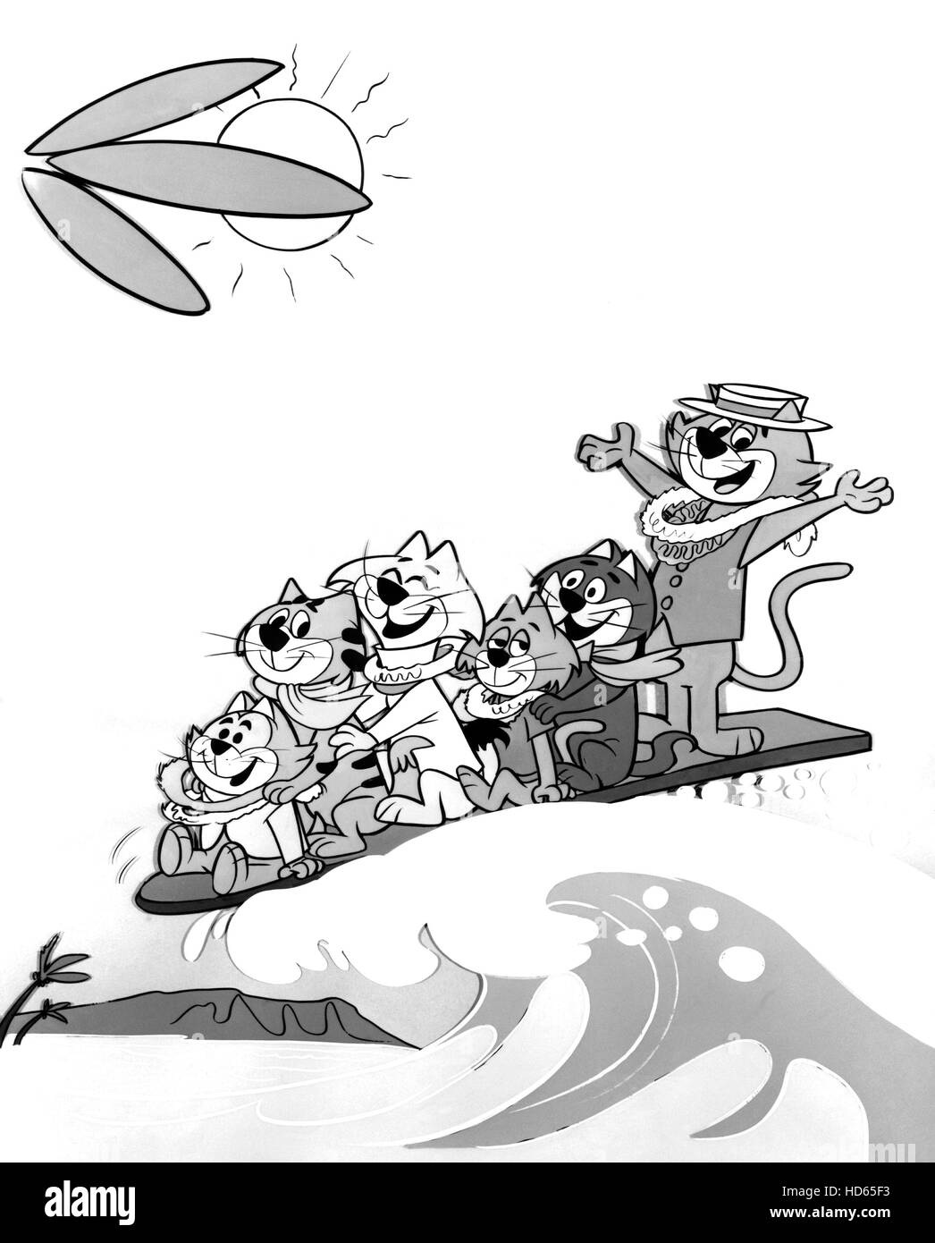 TOP CAT, (l-r): Benny the Ball, Fancy-Fancy, Choo Choo, The Brain ...