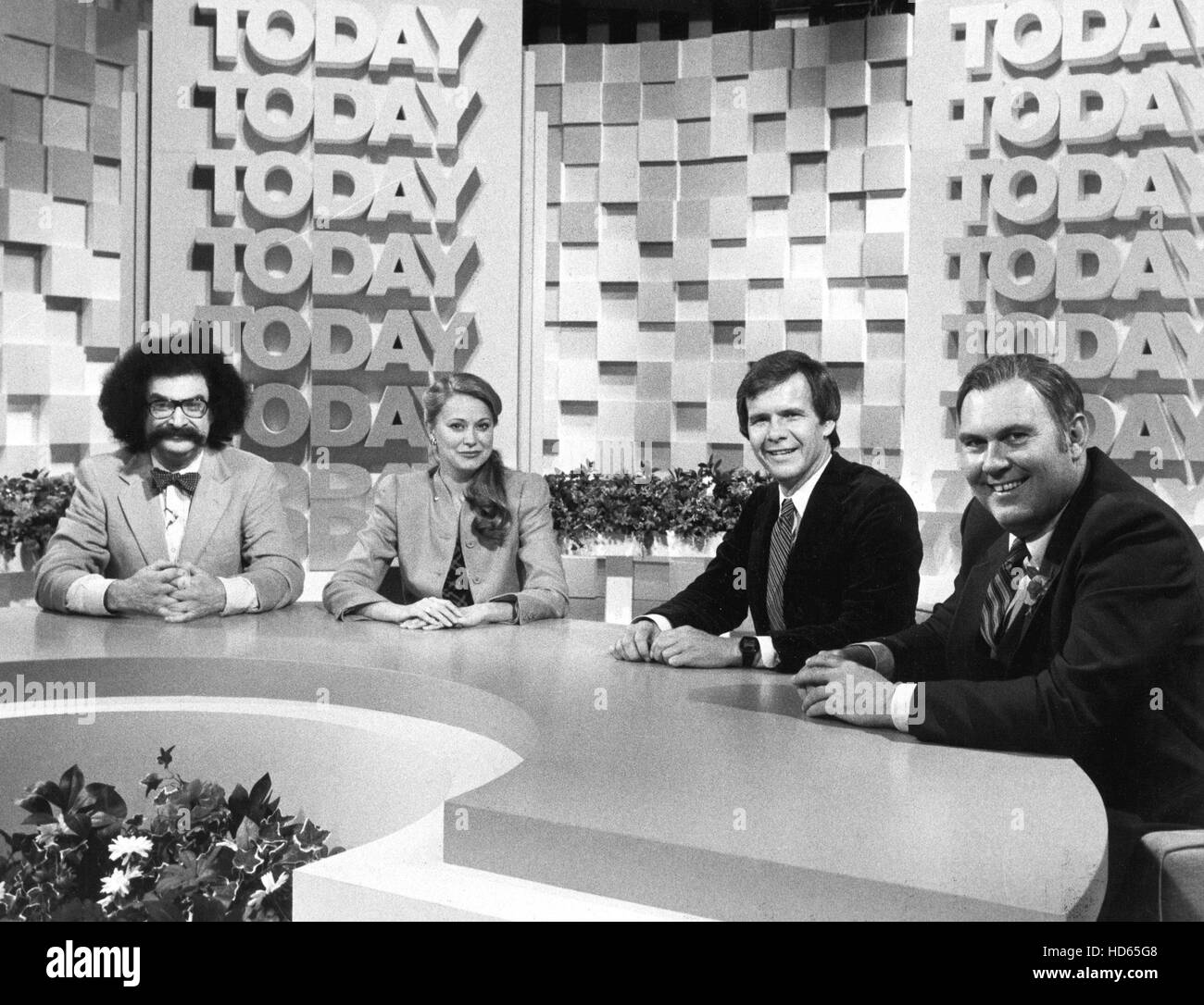 TODAY SHOW, 1952-present, Gene Shalit, Jane Pauley, Tom Brokaw, Willard ...