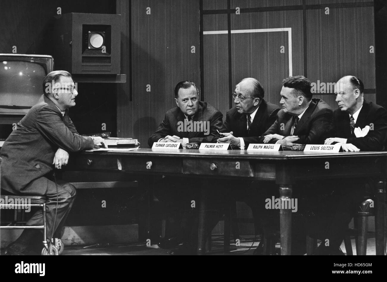 THE TODAY SHOW, Dave Garroway, Turner Catledge, Palmer Hoyt, Ralph ...