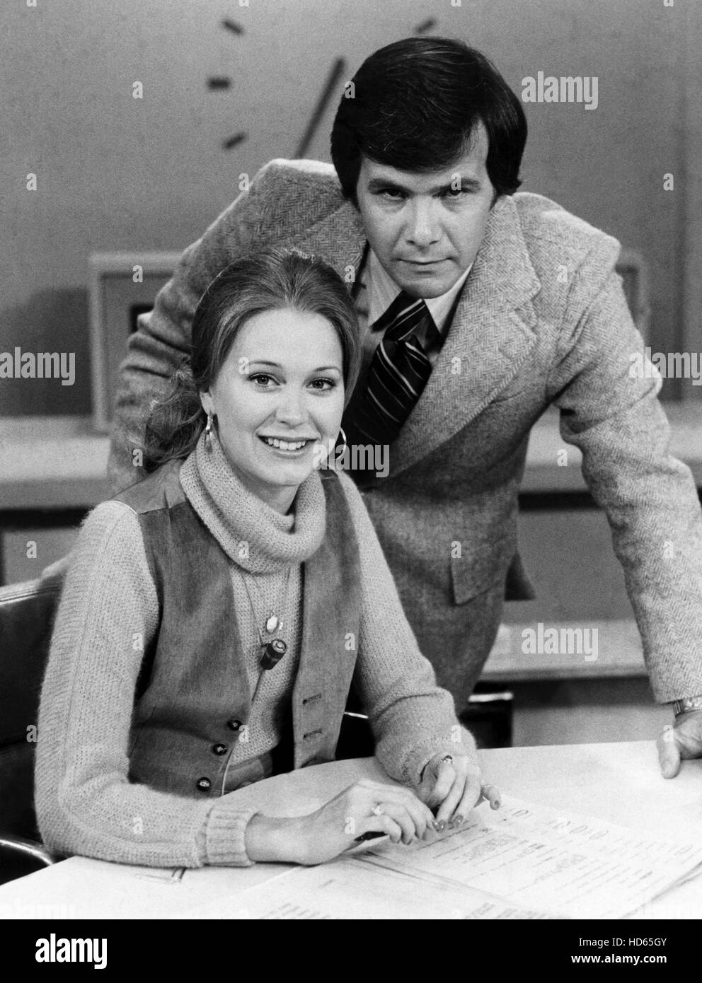 TODAY SHOW, Jane Pauley, Tom Brokaw, ca. 1970s, NBC, 1952-present Stock ...