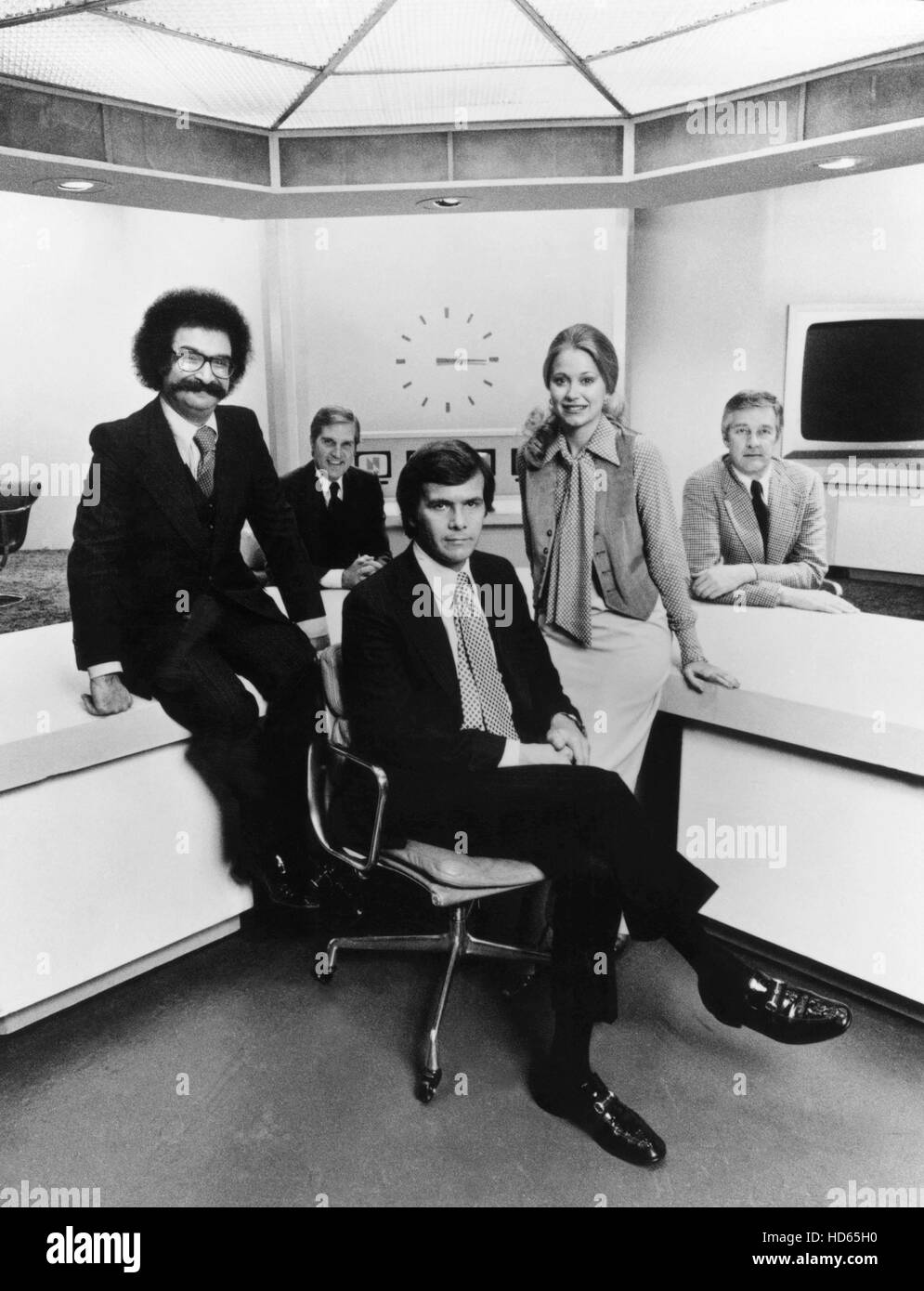 THE TODAY SHOW, Gene Shalit, Lew Wood, Tom Bokaw, Jane Pauley, Floyd ...