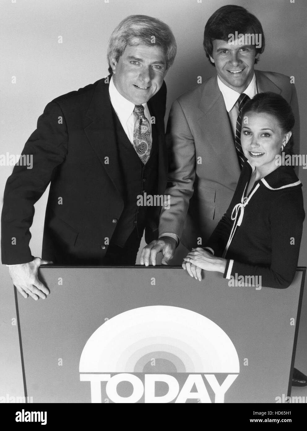THE TODAY SHOW, Phil Donahue, Tom Brokaw, Jane Pauley, 1979, NBC, 1952 ...