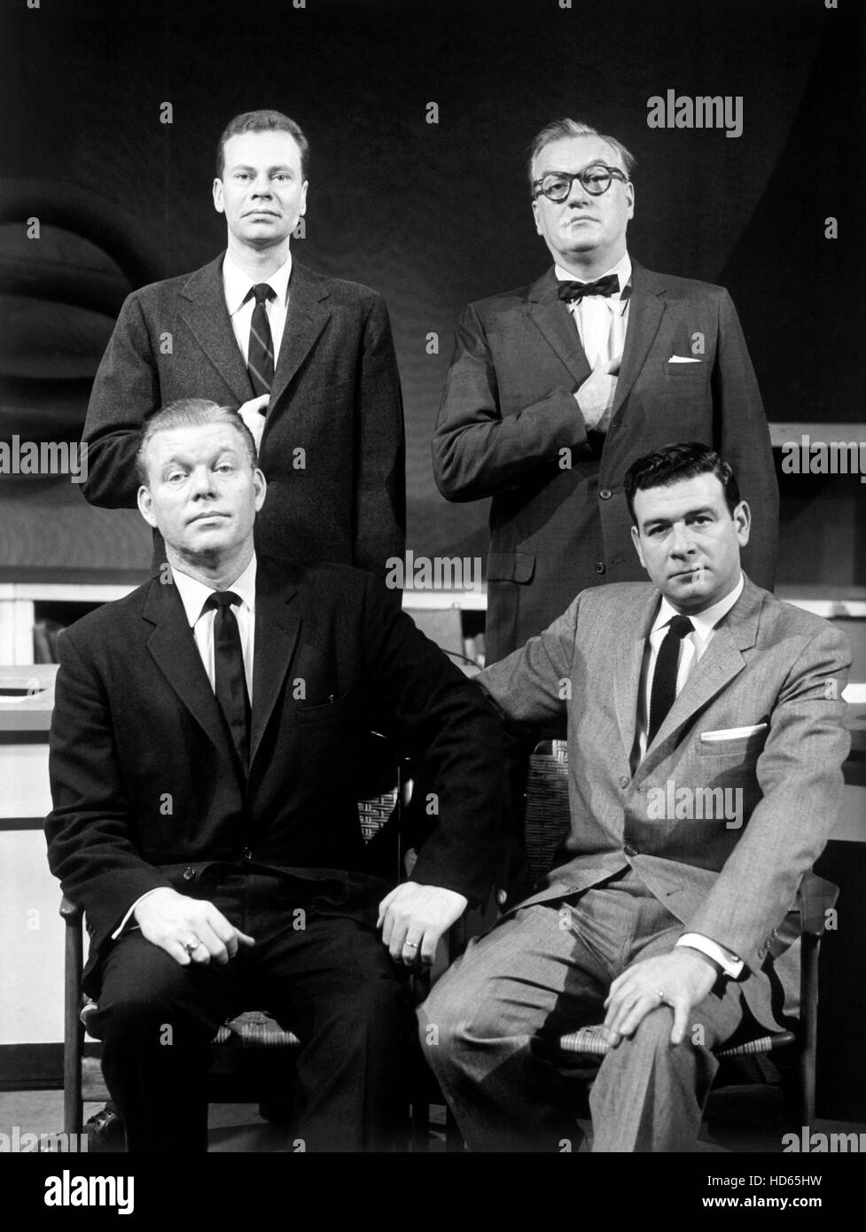 THE TODAY SHOW, front from left: Jack Lescoulie, Frank Blair, rear from ...