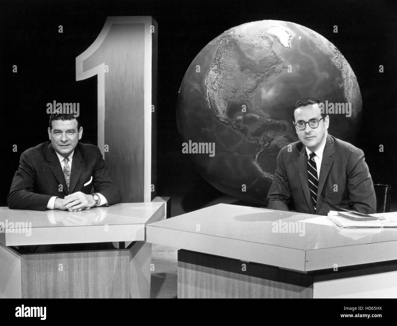 THE TODAY SHOW, l-r: Frank Blair, John Chancellor celebrating the show ...