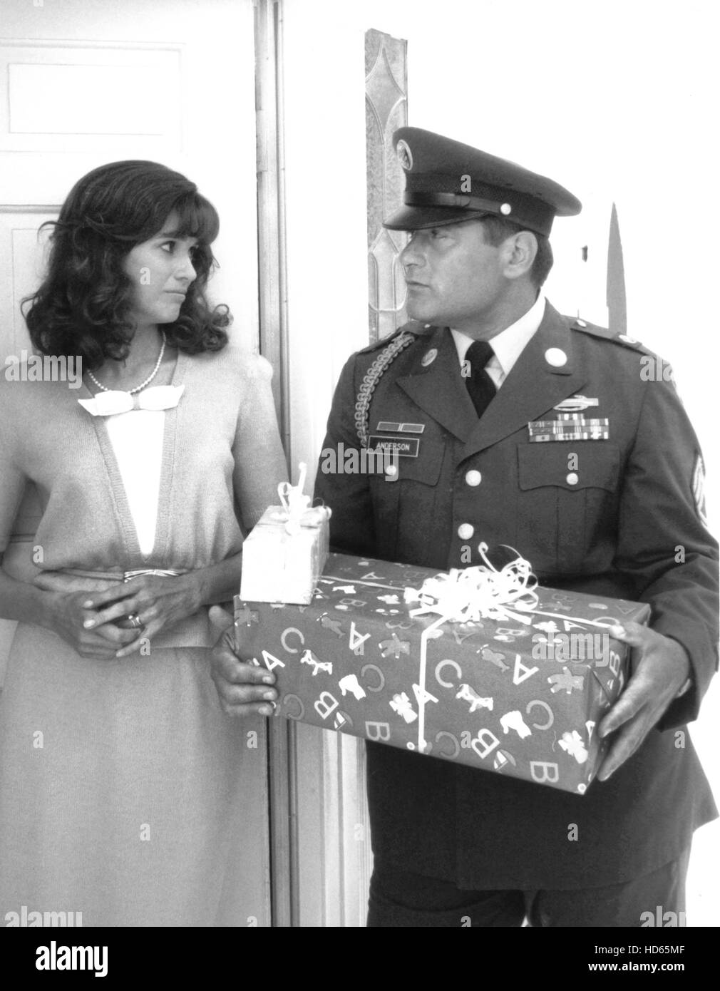 TOUR OF DUTY, from left: Penny Peyser, Terence Knox, 1987-1990, © CBS ...