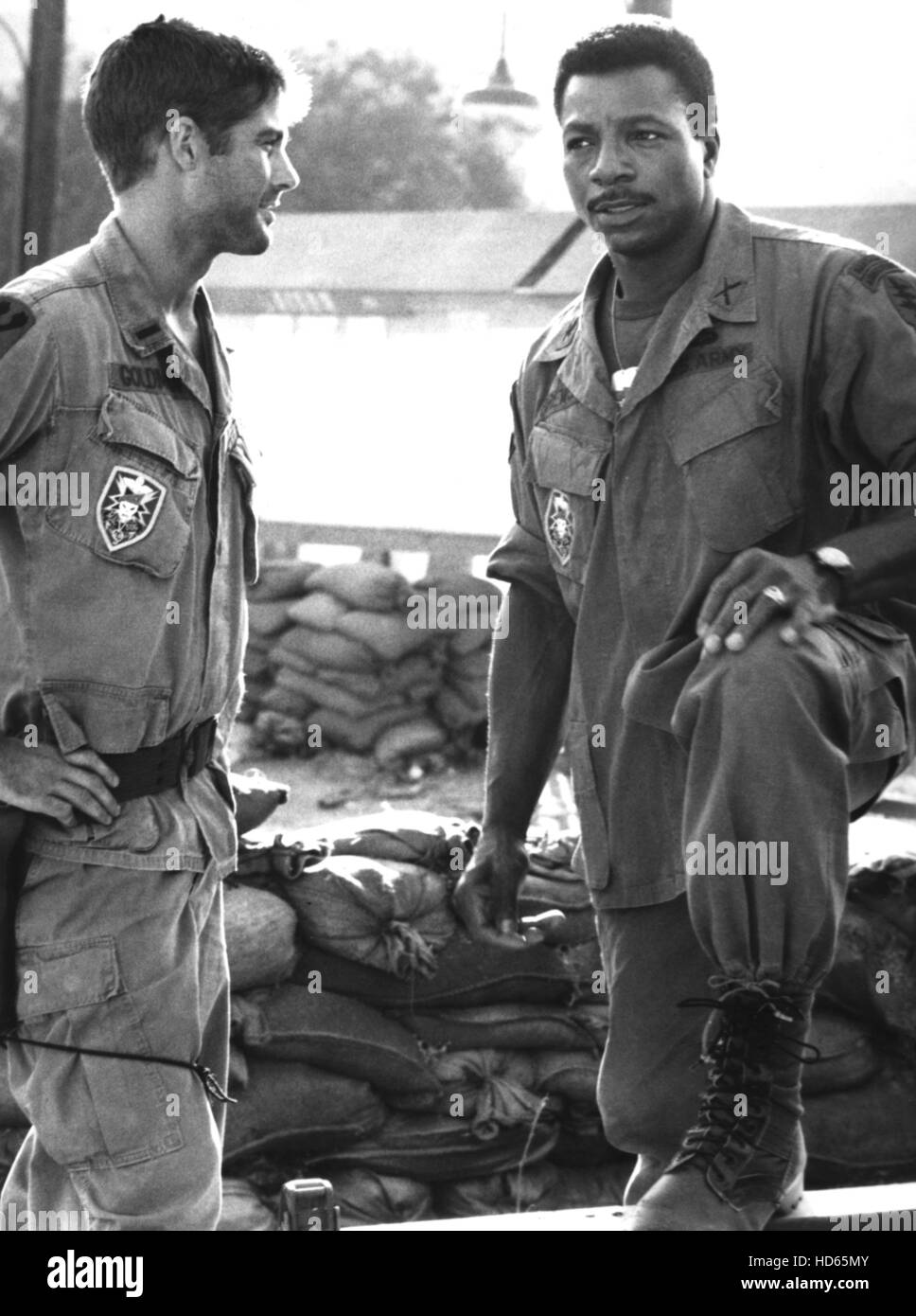 TOUR OF DUTY, Stephen Caffrey, Carl Weathers, (Season 3), 1987-90 Stock ...