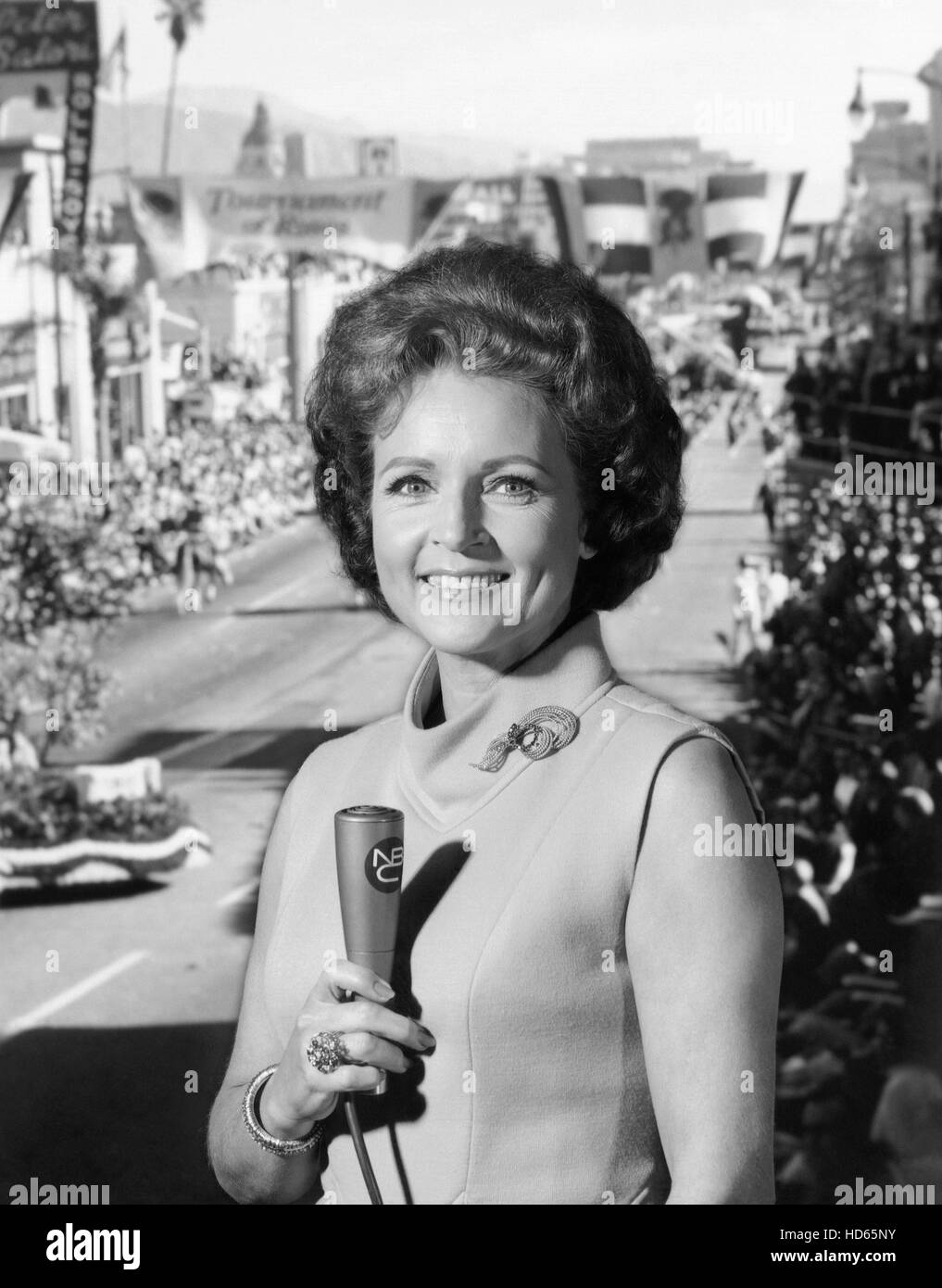 TOURNAMENT OF ROSES PARADE, Betty White, January 1, 1970 Stock Photo ...