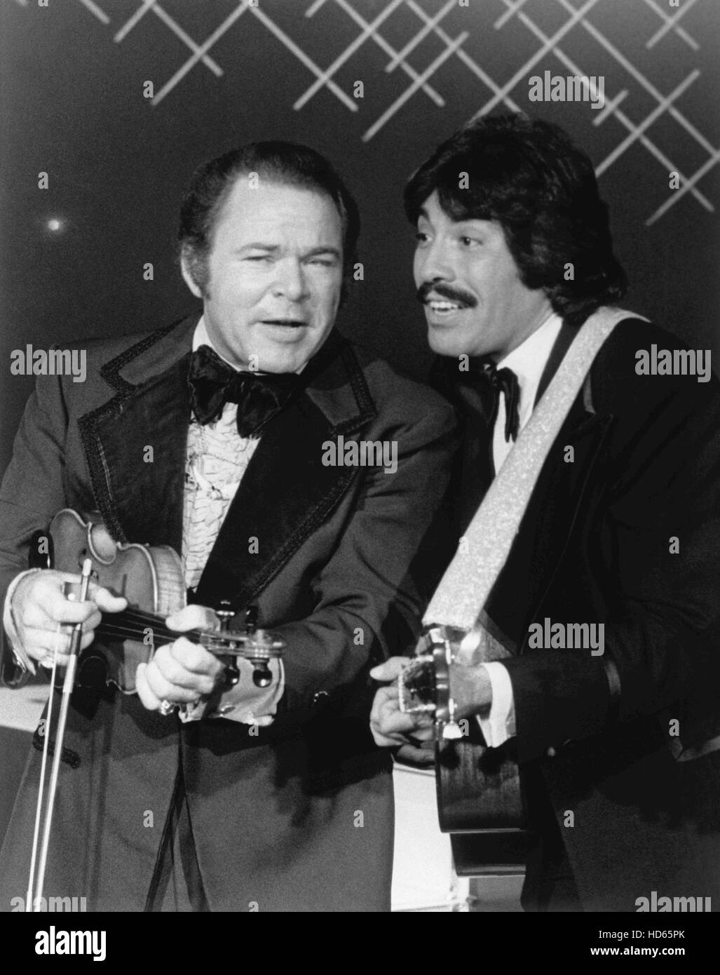 TONY ORLANDO AND DAWN, from left: Roy Clark, Tony Orlando, 1974-76 ...