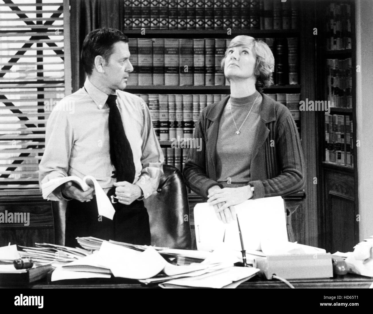 THE TONY RANDALL SHOW, from left: Tony Randall, Allyn Ann McLerie, 1976 ...