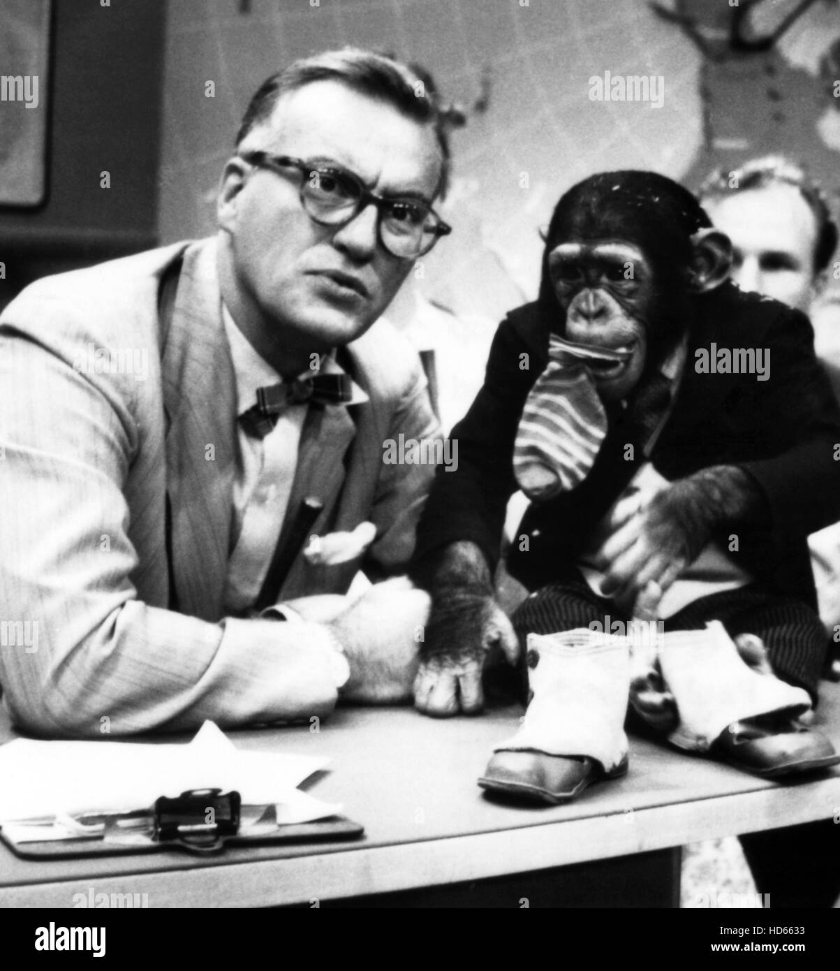THE TODAY SHOW, Dave Garroway with J. Fred Muggs (ca. 1950s), 1952 ...