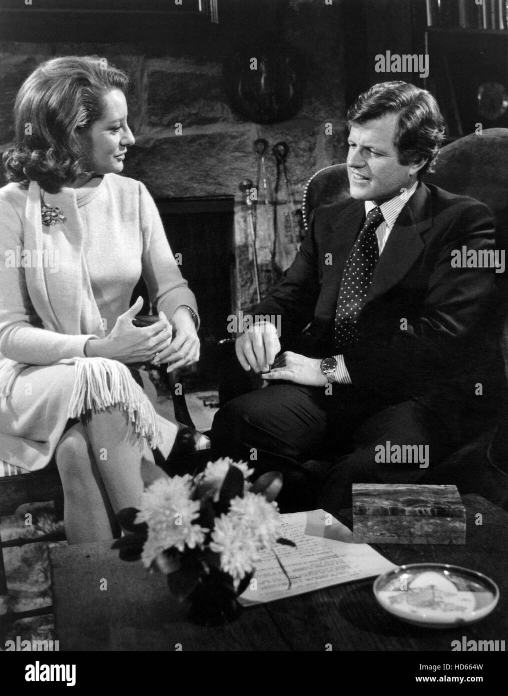 TODAY, (aka THE TODAY SHOW), from left: Barbara Walters, Senator Edward ...