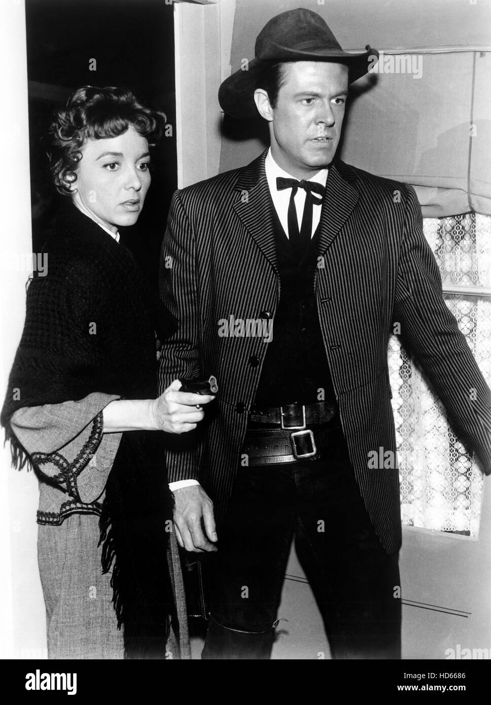 TRACKDOWN, Beverly Garland, Robert Culp, 'Hard Lines', (Season 2, aired March 11, 1959), 1957-59 ...