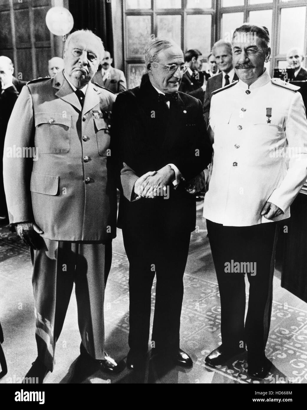 TRUMAN AT POTSDAM, John Houseman, Ed Flanders, Jose Ferrer, aired April ...