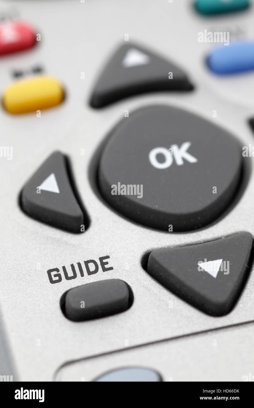 Remote control, close-up Stock Photo - Alamy