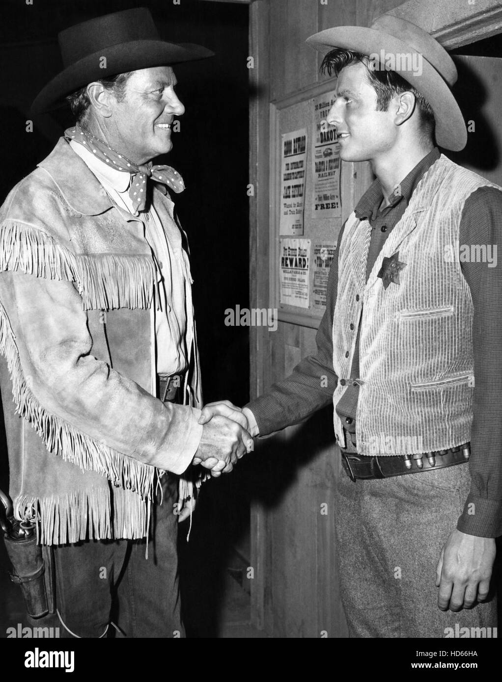WICHITA TOWN, Joel McCrea, Jody McCrea, 1959-60 Stock Photo - Alamy