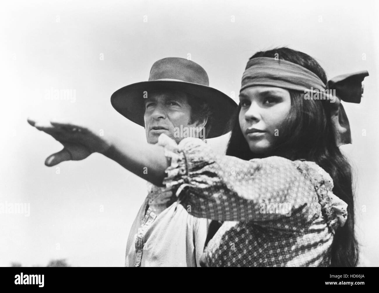 WILD WOMEN, from left: Hugh O'Brian, Cynthia Hull, 1970 Stock Photo - Alamy