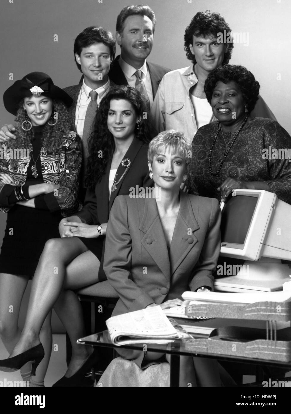 WORKING GIRL, Sandra Bullock (center), (clockwise from top center): Tom ...