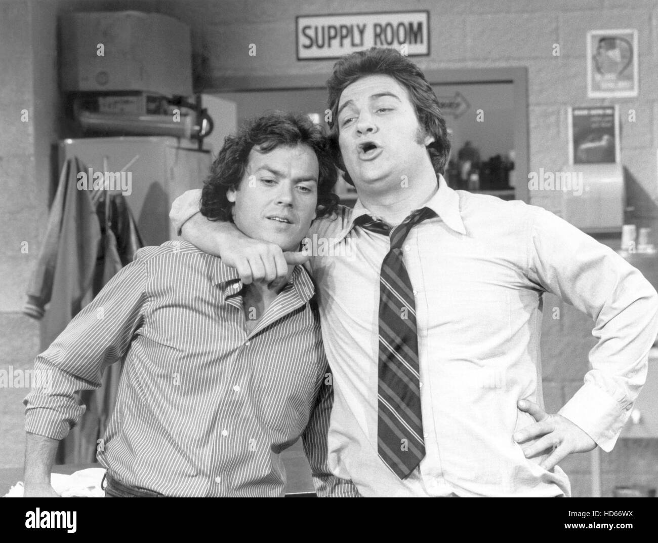 WORKING STIFFS, Michael Keaton, Jim Belushi, 1979 Stock Photo - Alamy
