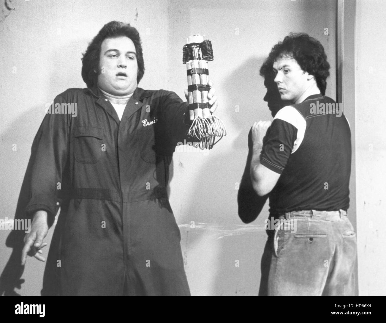WORKING STIFFS, Jim Belushi, Michael Keaton, 1979 Stock Photo - Alamy
