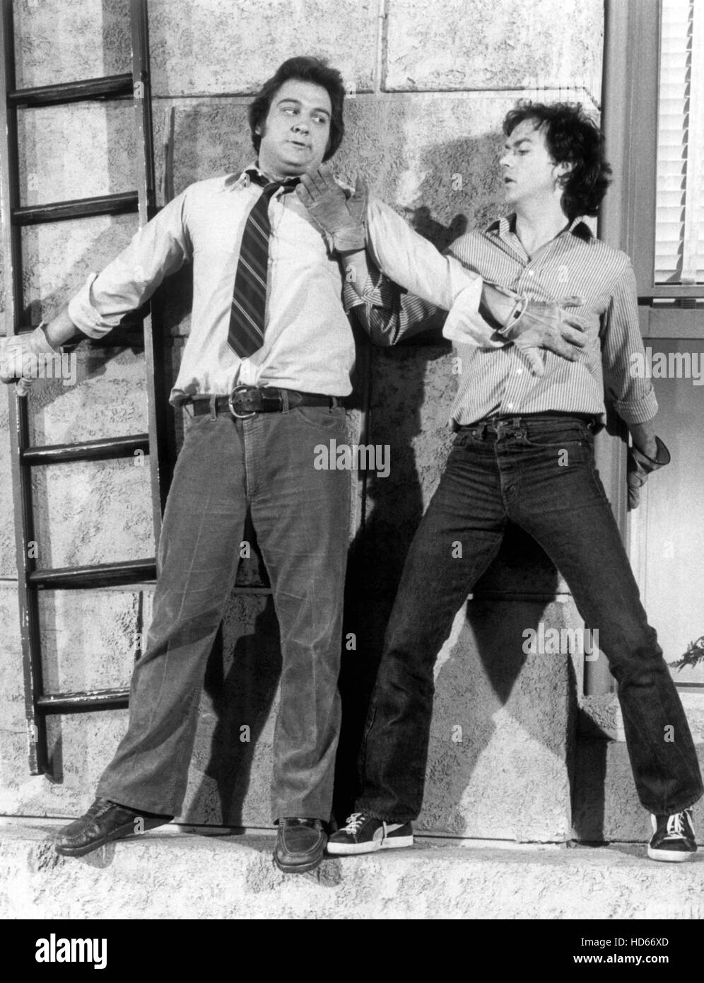 WORKING STIFFS, l-r: Jim Belushi, Michael Keaton, 1979 Stock Photo - Alamy
