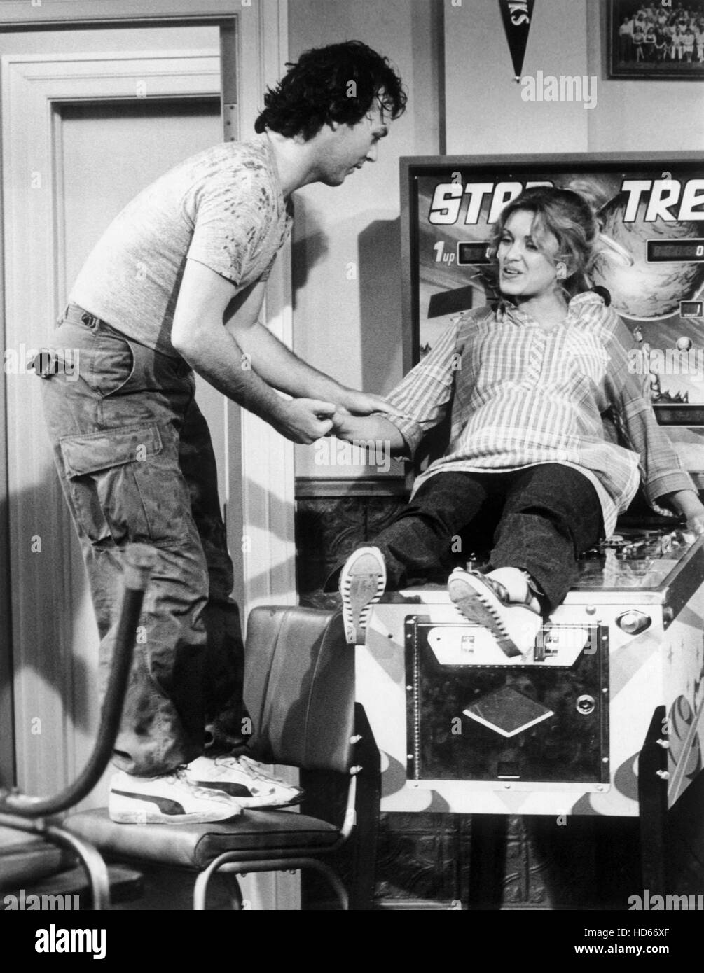 WORKING STIFFS, l-r: Michael Keaton, Lorna Patterson, 1979 Stock Photo - Alamy