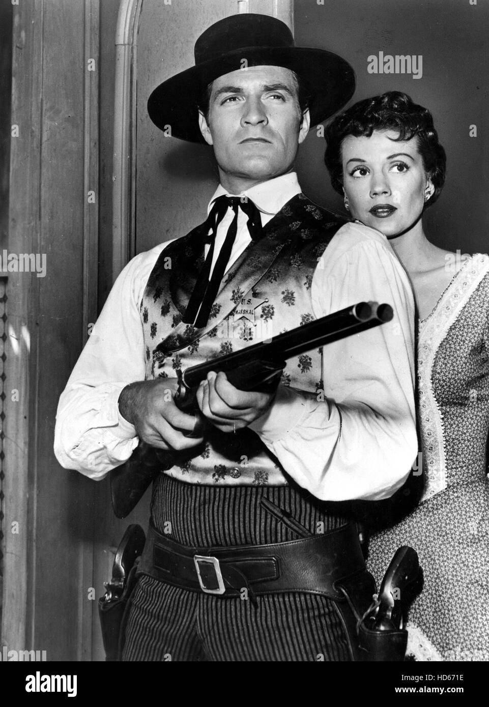 LIFE AND LEGEND OF WYATT EARP, Hugh O'Brian, Amelia Woodruff, 1955-1961 ...