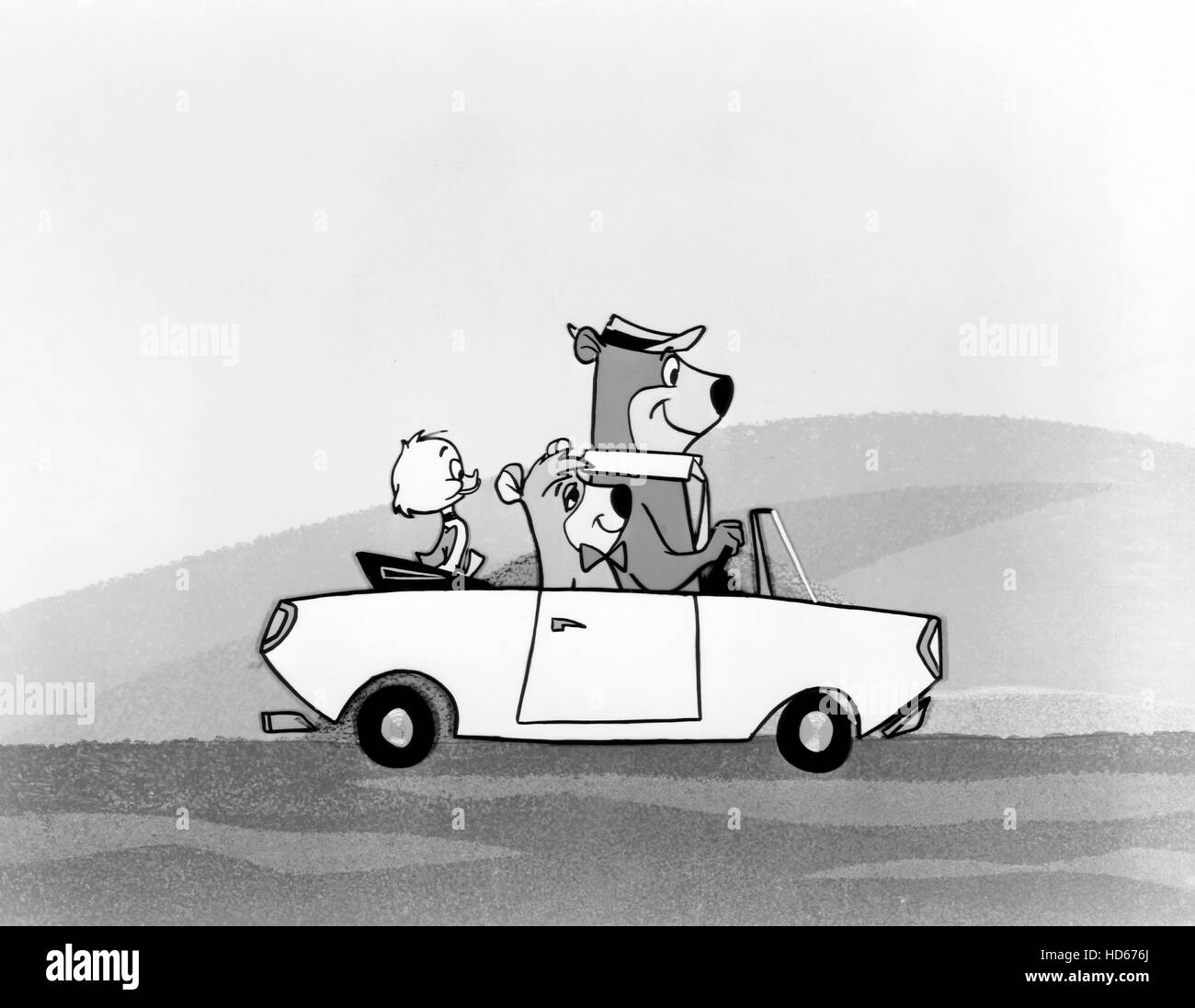 THE YOGI BEAR SHOW, Yakky Doodle, Boo Boo, Yogi Bear, 1961-88 Stock ...