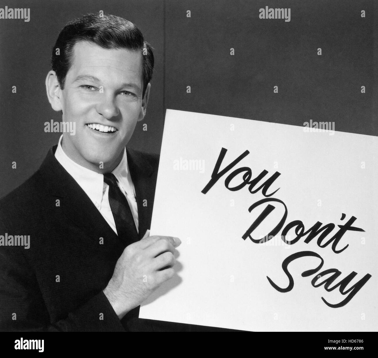 YOU DON'T SAY, host Tom Kennedy, (c. 1963 photo), ABC-TV, 1963-1975 ...