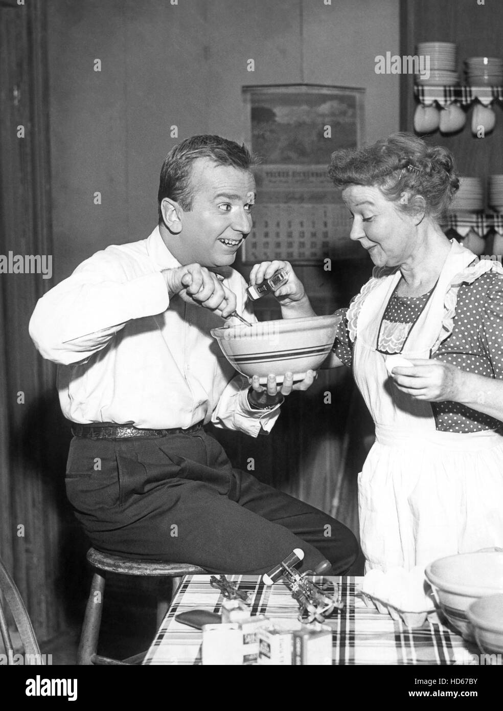 YOUNG MR. BOBBIN, from left: Jackie Kelk, Nydia Westman, 1951-1952 ...