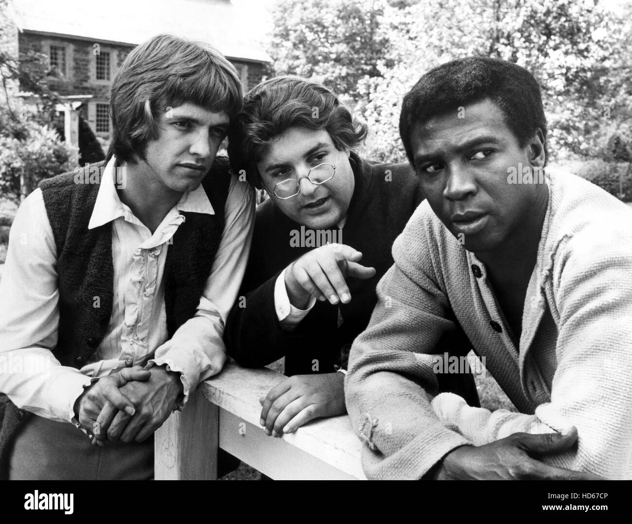 THE YOUNG REBELS, from left: Richard Ely, Alex Henteloff, Louis Gossett ...
