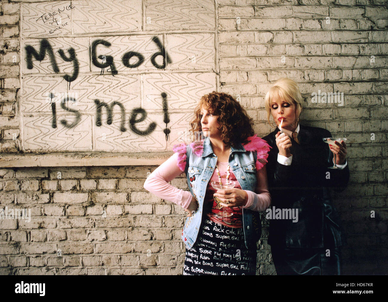 ABSOLUTELY FABULOUS, Jennifer Saunders, Joanna Lumley, 1992-2003 Stock ...