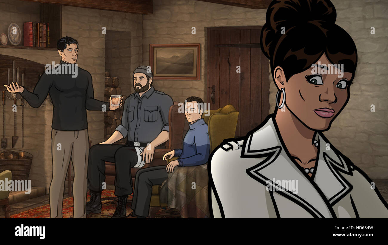 ARCHER, (from left): Sterling Archer, Daffyd (voice of Jason Hughes ...